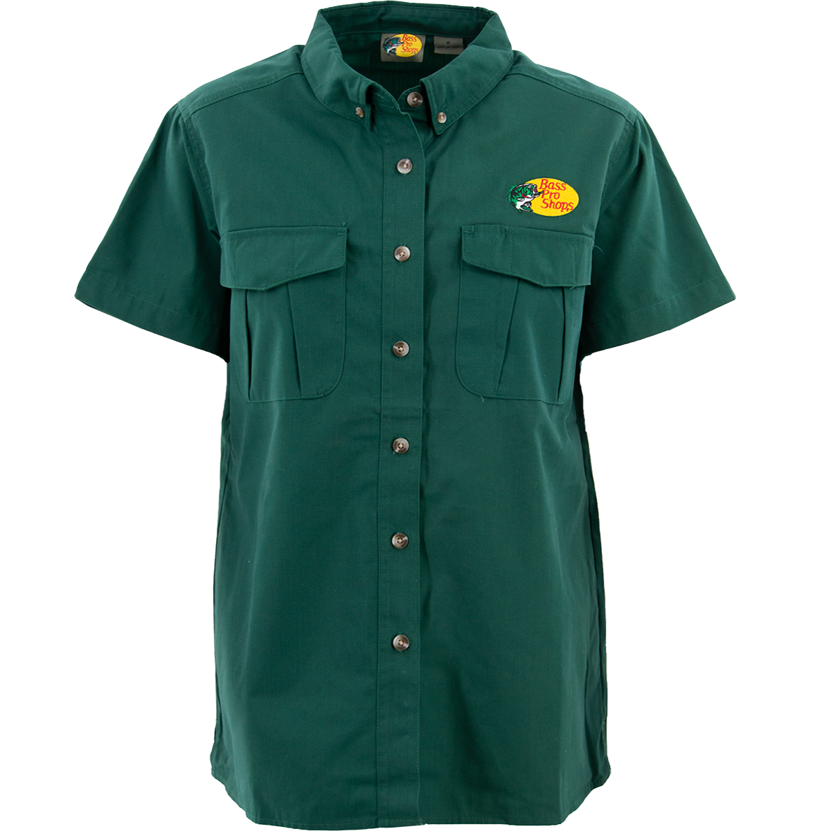 BPS Ladies Woven Employee Shirt - Green – BPS Coupa Punch Out