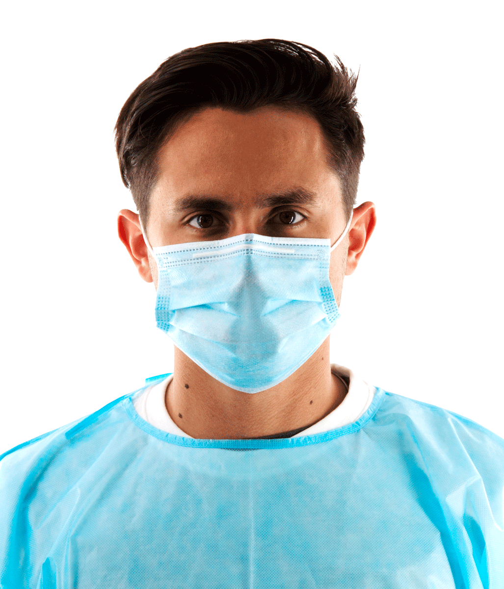 3 Ply Level 1 Face Masks - Case of 1,000 – BPS Coupa Punch Out