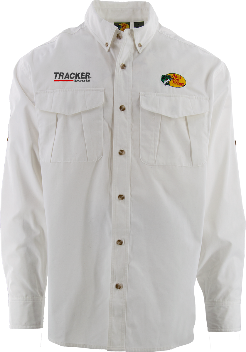 Bps Tracker Men S Woven Ls Employee Shirt White Bps Coupa Punch Out